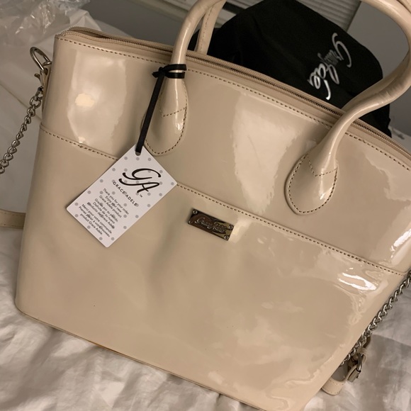 Grace Adele | Bags | Grace Adele Roxie Style Purse In Stone | Poshmark